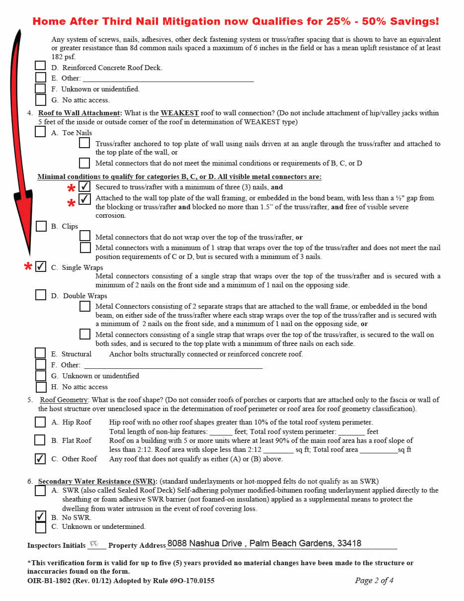 Wind Mitigation and Report | Third Nail