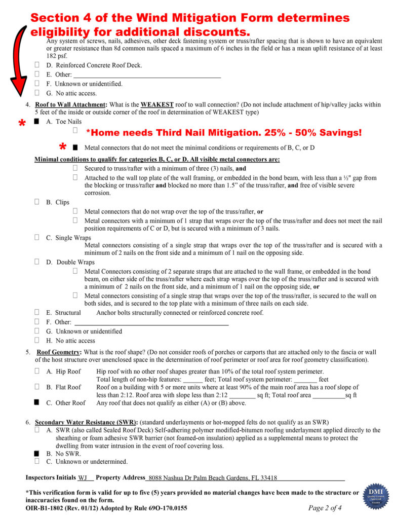 Wind Mitigation and Report | Third Nail – Insurance Discount Specialist ...